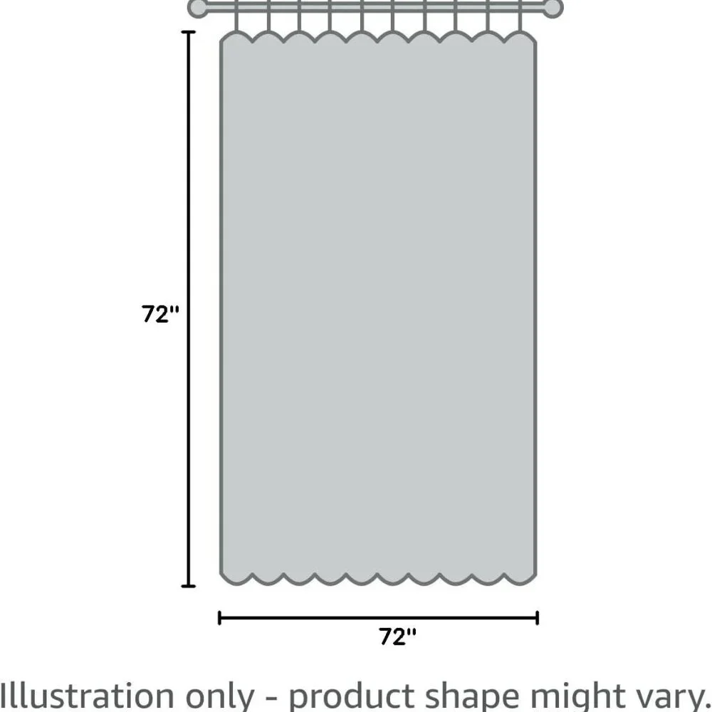 Other | Cozy Farmhouse Cotton Shower Curtain 72 X 72 Winter Hills ...